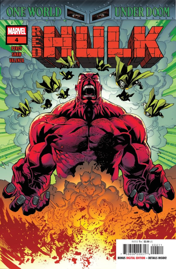 Red Hulk #4 Main Cover – The Comic Engineer