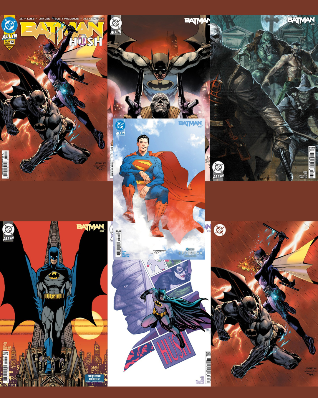 Batman #161 Covers A-F, G Open Order Covers Bundle – The Comic Engineer