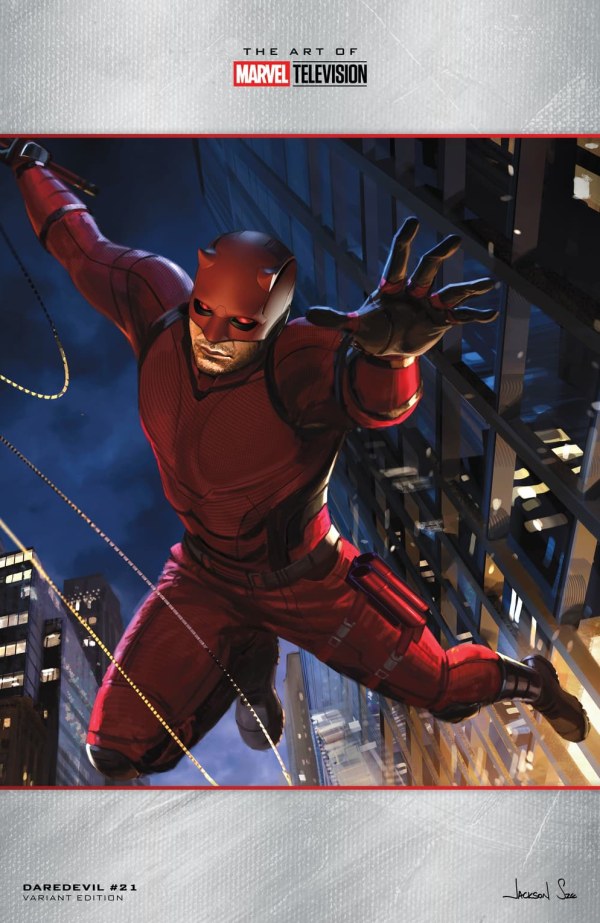 Daredevil #21 Jackson Sze Marvel Television Wraparound – The Comic Engineer